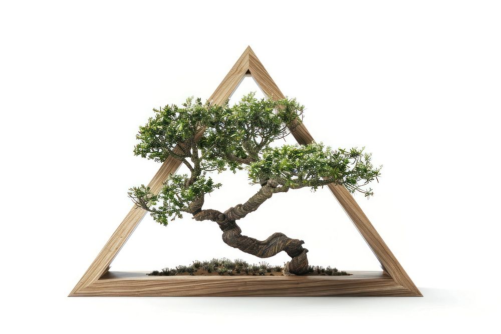 Japanese Tree tree triangle bonsai. | Free Photo - rawpixel