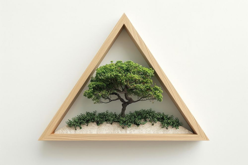 Japanese Tree tree triangle plant. | Free Photo - rawpixel