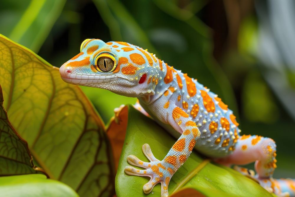 Thai gecko wildlife reptile animal. | Free Photo - rawpixel