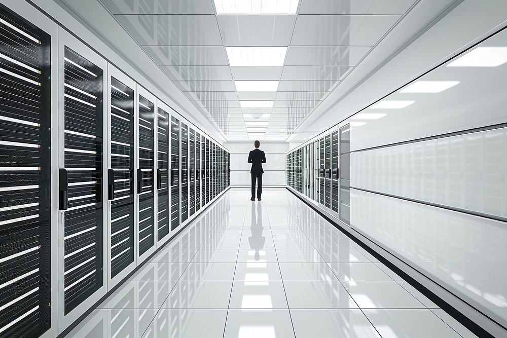 Modern interior server room datacenter | Free Photo - rawpixel