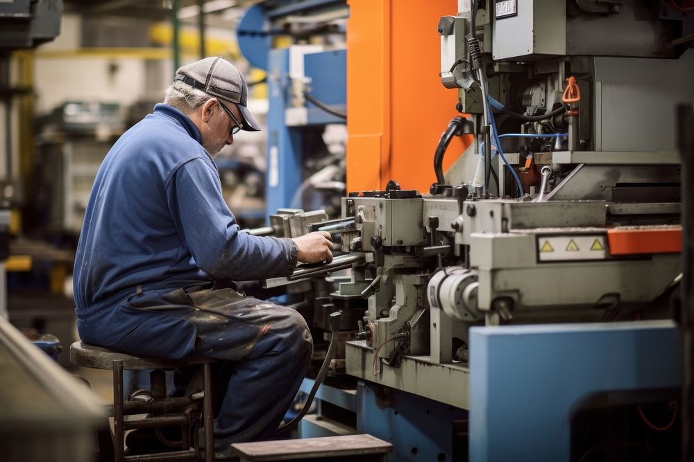 Operating control panel workshop man | Free Photo - rawpixel