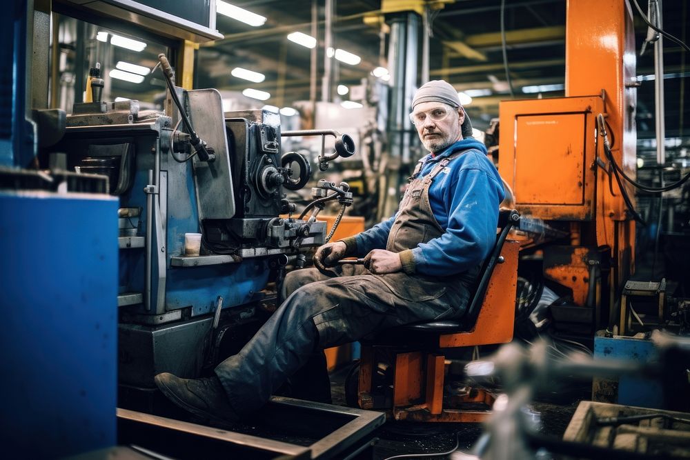 Operating control panel workshop man | Free Photo - rawpixel