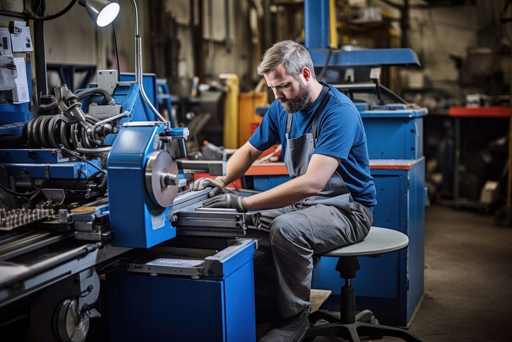 Operating control panel workshop man | Free Photo - rawpixel