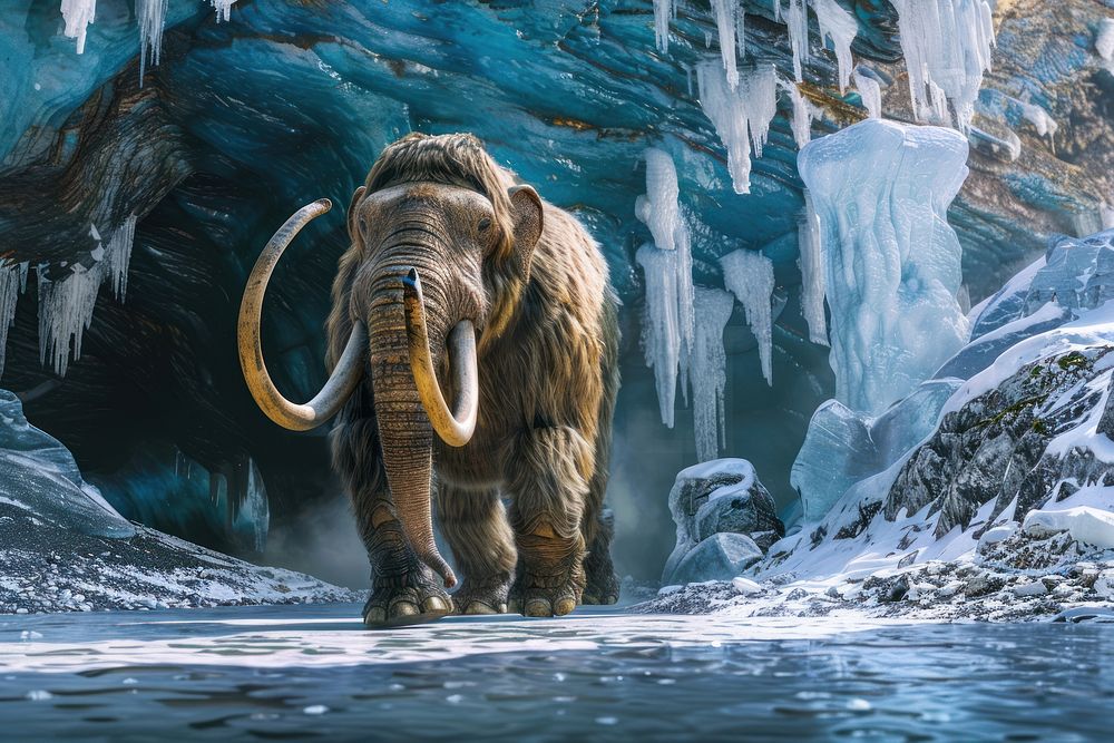 Majestic Ancient Ice Age Mammoth | Premium Photo - rawpixel