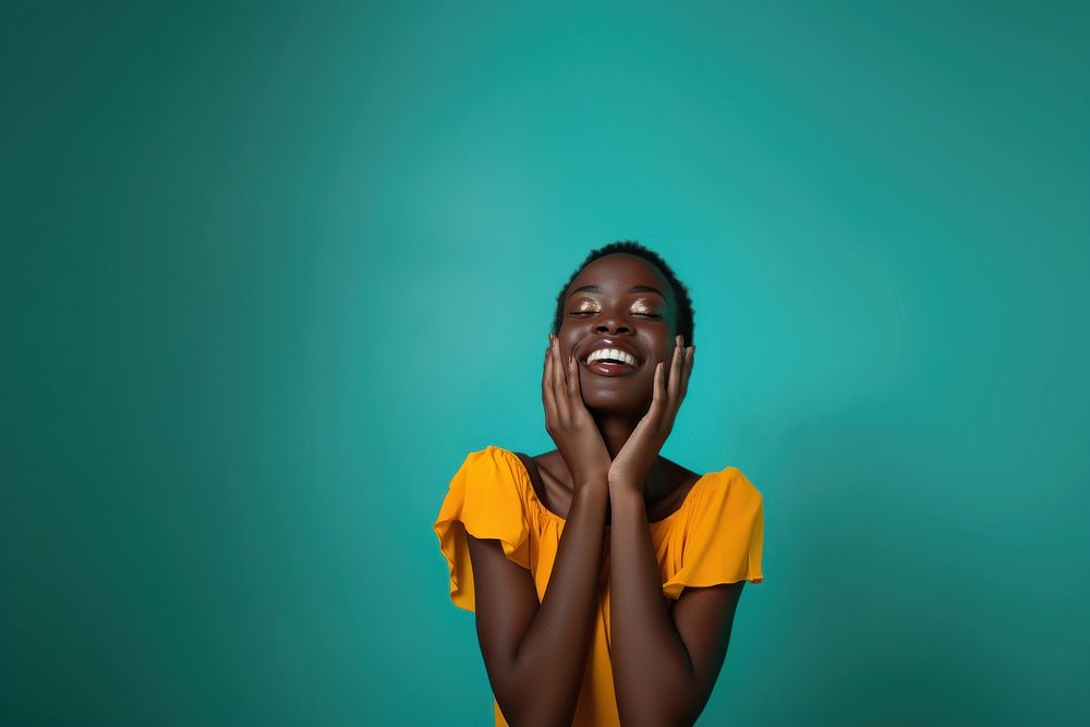 African woman hands cupping face | Premium Photo - rawpixel