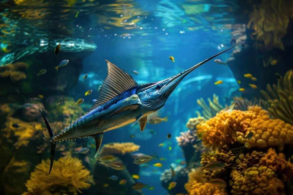 Marlin fish swordfish outdoors animal. | Free Photo - rawpixel
