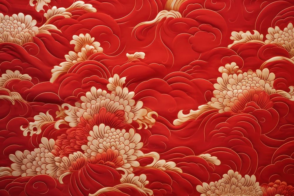 Chinese pattern wallpaper satin texture | Free Photo - rawpixel