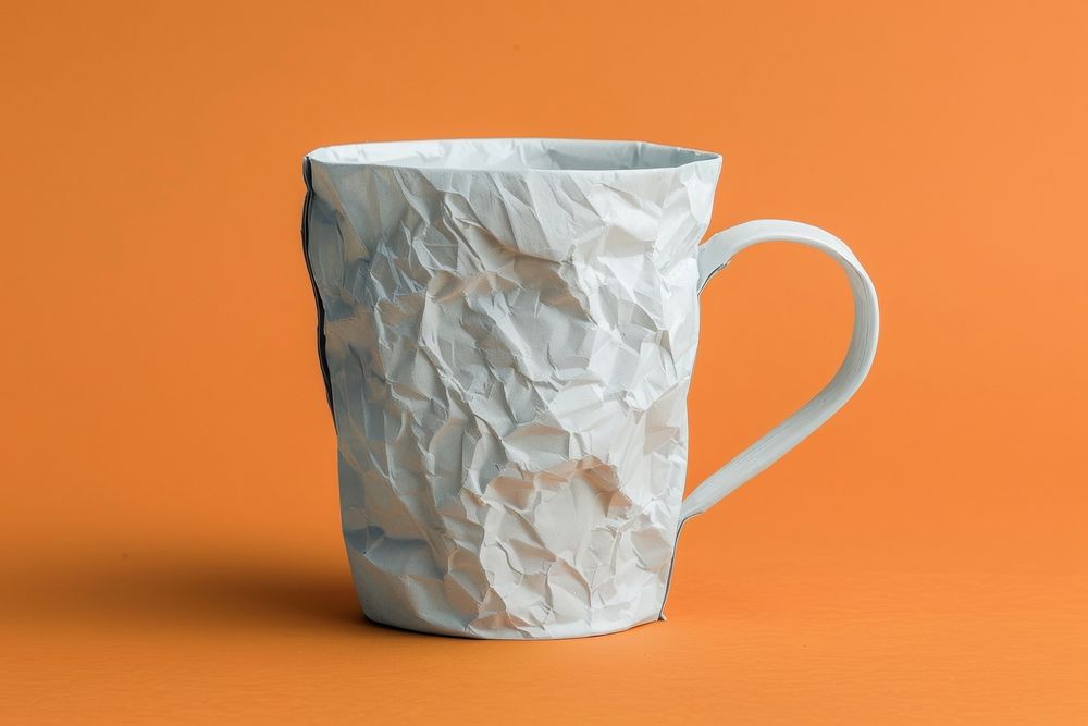 Mug style crumpled porcelain beverage | Free Photo - rawpixel