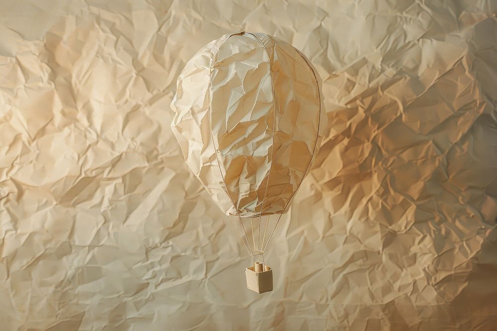 Air balloon style crumpled paper | Premium Photo - rawpixel