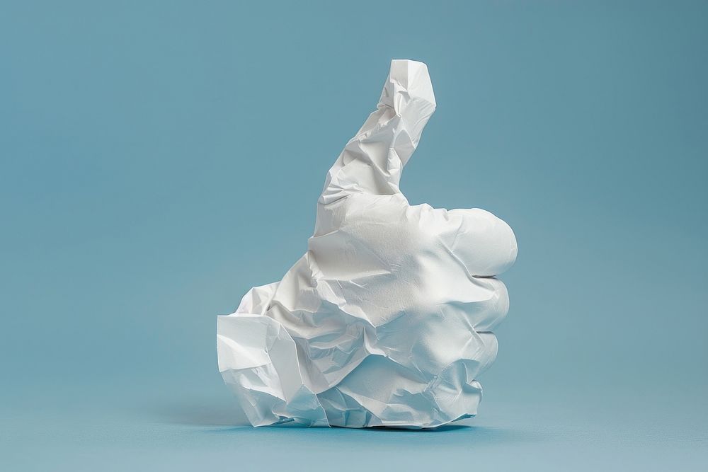 Thumbs style crumpled paper outdoors | Premium Photo - rawpixel