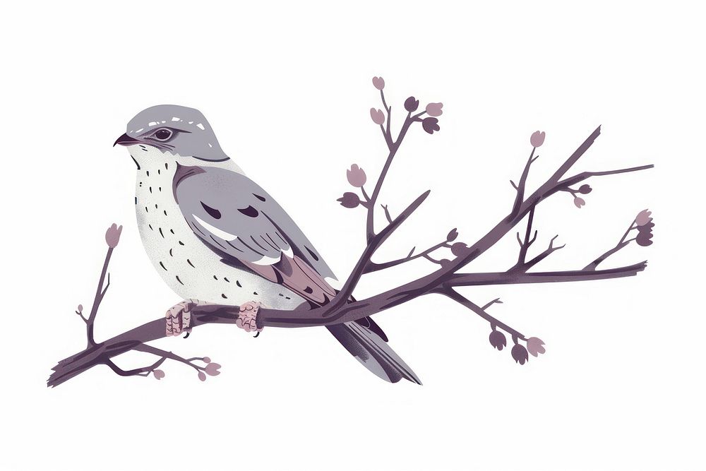 Nighthawk flat illustration art illustrated | Free Photo Illustration ...