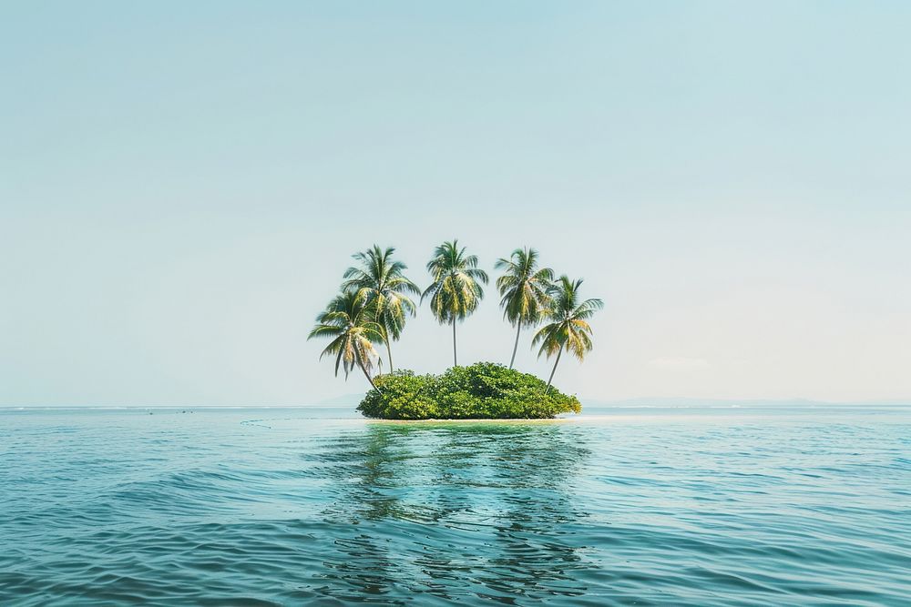 Tropical island shoreline outdoors horizon. | Free Photo - rawpixel