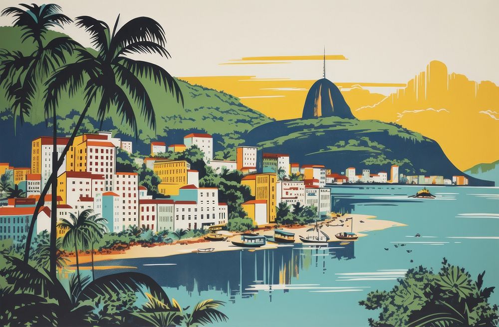 Brazil city architecture building outdoors. | Premium Photo ...