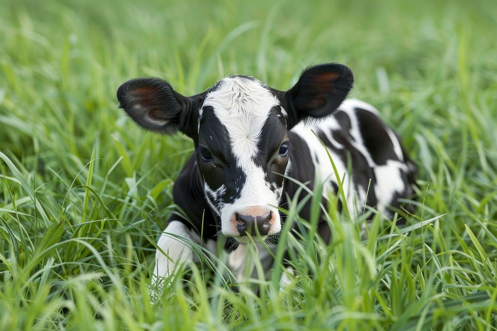 Cow grazing grass livestock animal | Premium Photo - rawpixel