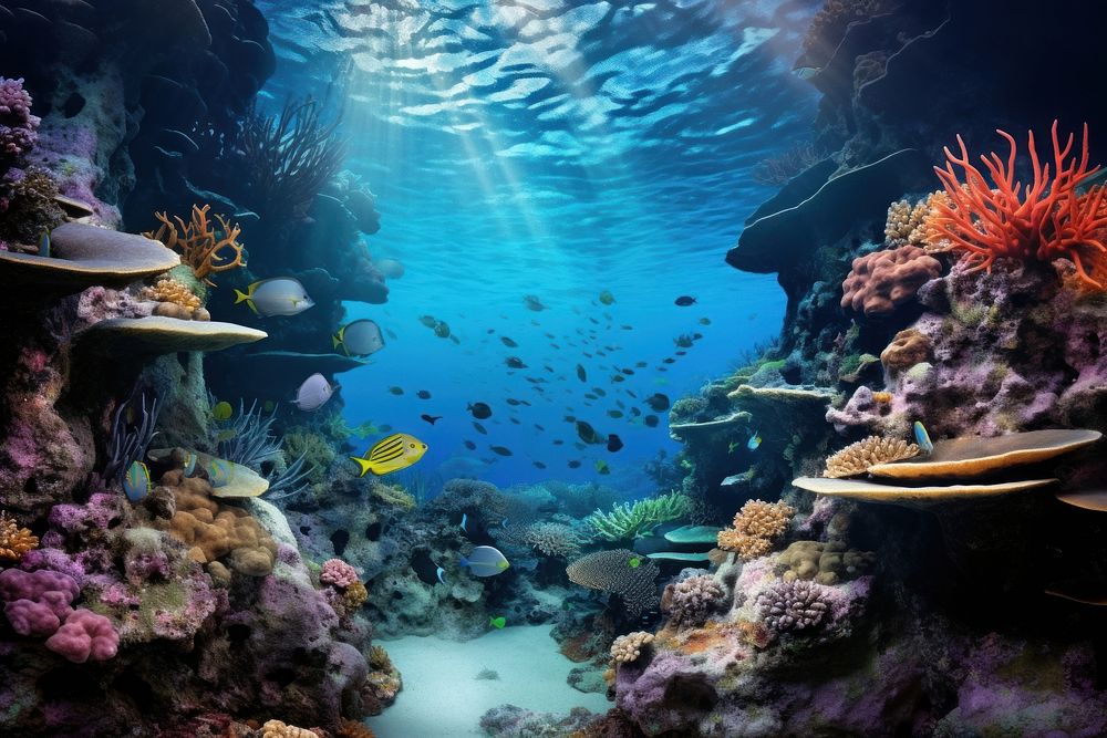 Similan Islands underwater reef fish. | Free Photo - rawpixel