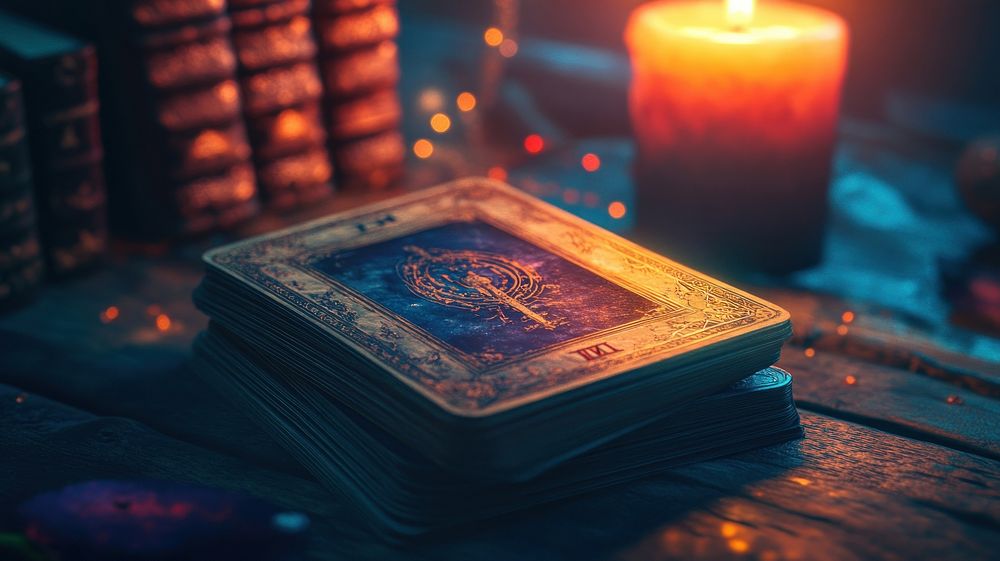 stack tarot cards atmosphere mystical | Free Photo - rawpixel