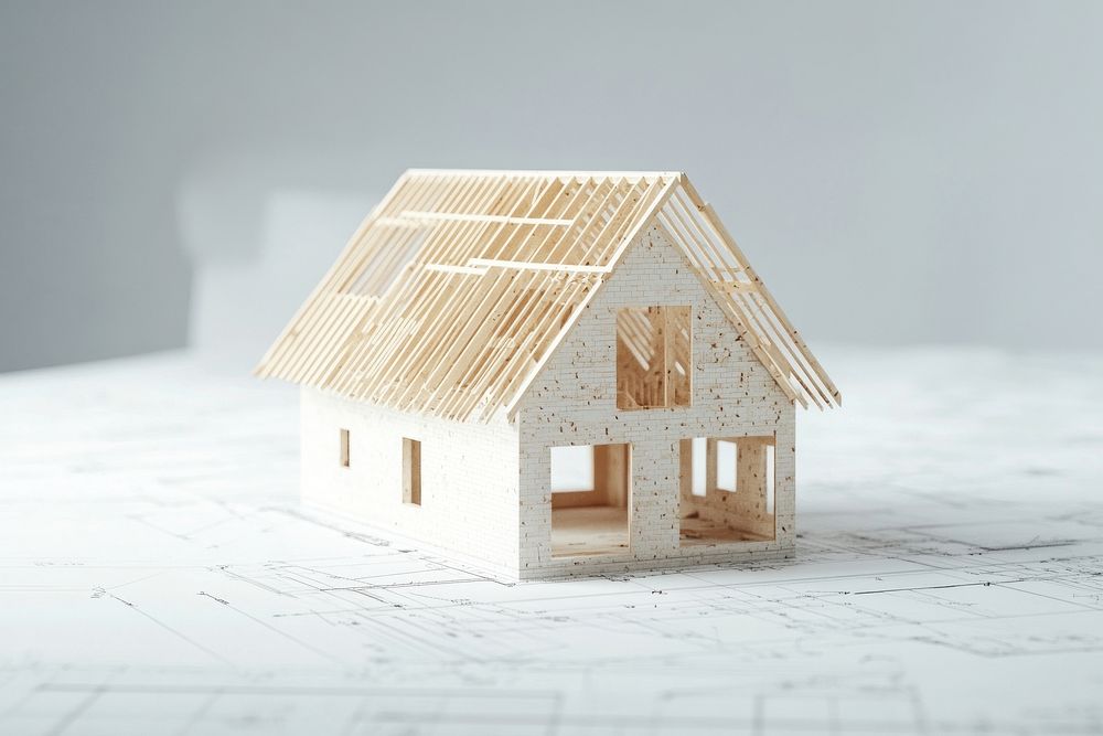 Simple house roof construction architecture | Free Photo Illustration ...