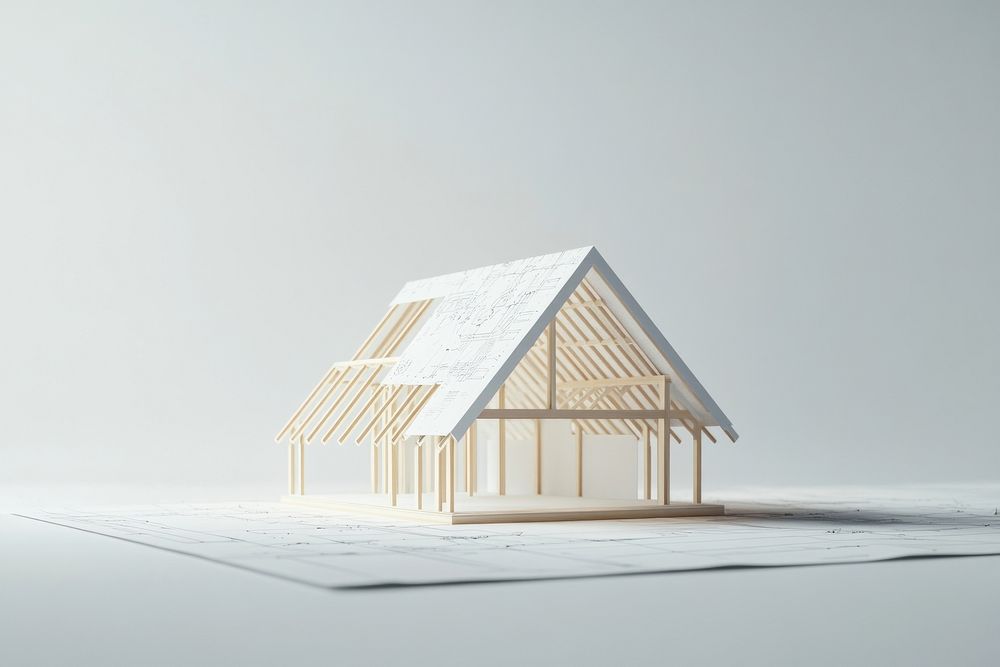 Simple house roof construction architecture | Free Photo Illustration ...