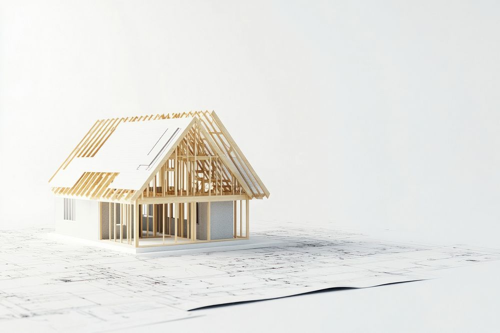 Simple house roof construction architecture | Free Photo Illustration ...