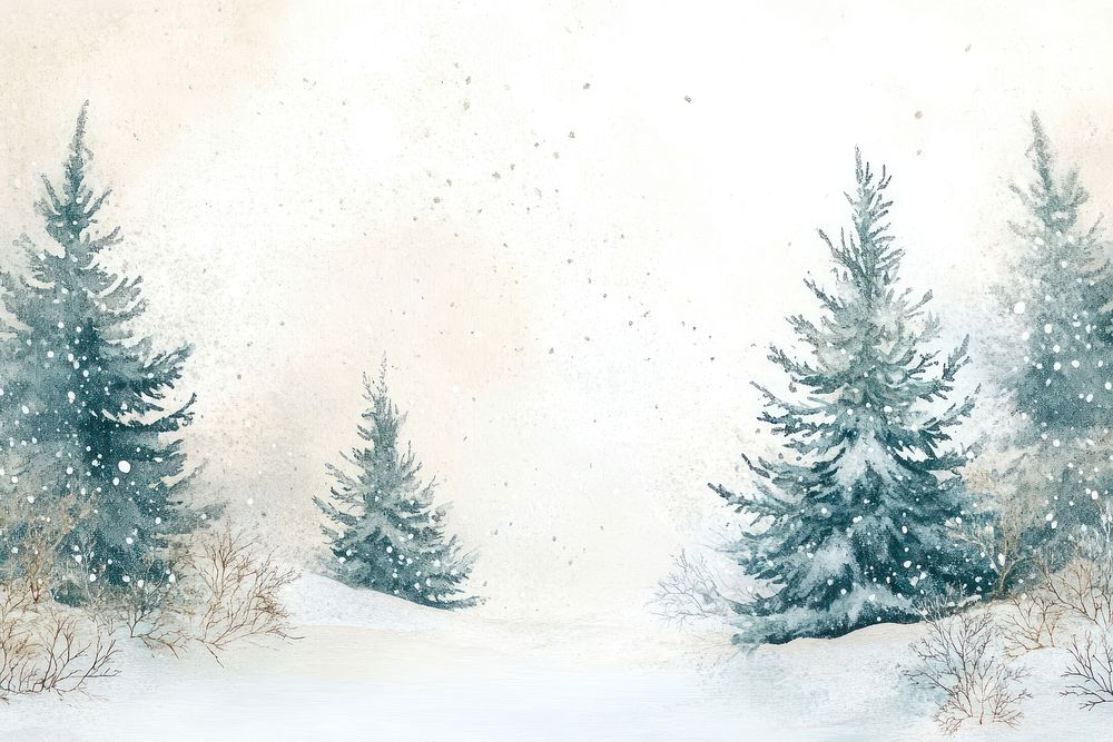 Winter art background winter nature | Premium Photo Illustration - rawpixel
