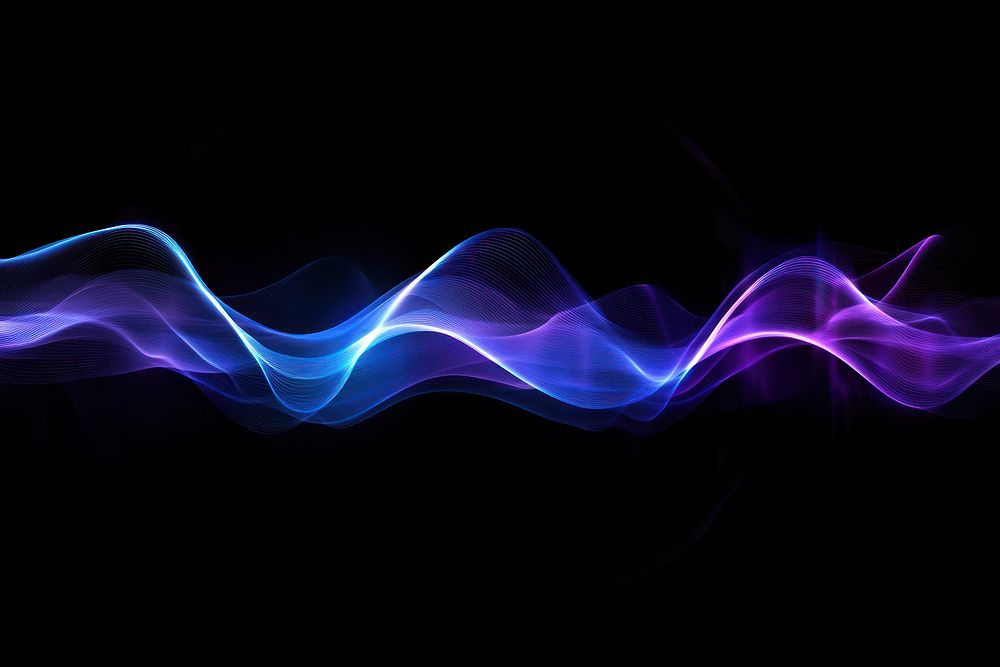Simple sound wave light illustration | Free Photo Illustration - rawpixel