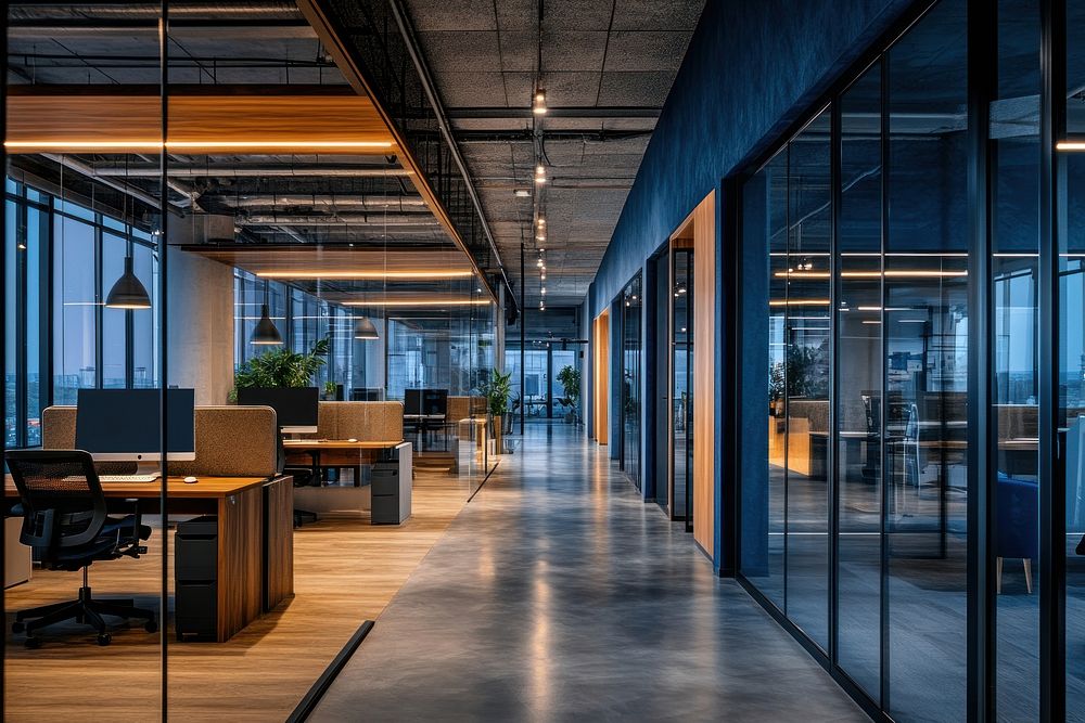 Modern open-plan office space | Premium Photo - rawpixel