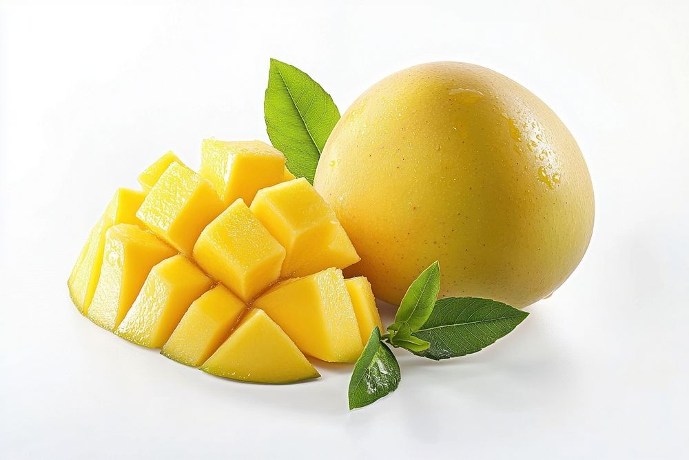 Mangoes sliced mango fruit slices | Free Photo - rawpixel