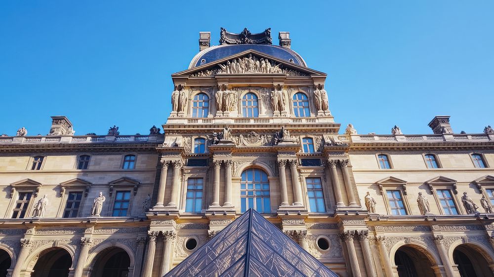 Louvre museum architecture building landmark. | Free Photo - rawpixel