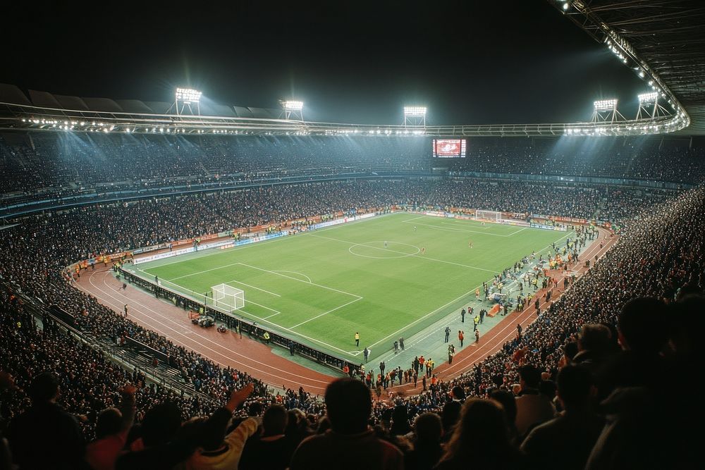 Stadium full people spectator cheering | Free Photo - rawpixel