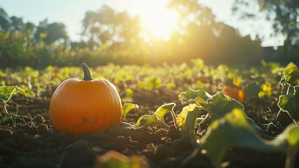 Real pumpkins sunlight harvest nature. | Free Photo - rawpixel