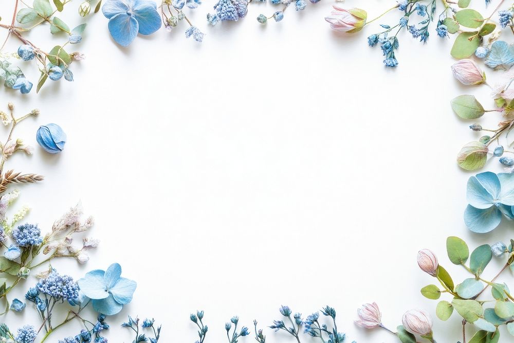 Pastel color frame vintage flowers | Free Photo - rawpixel