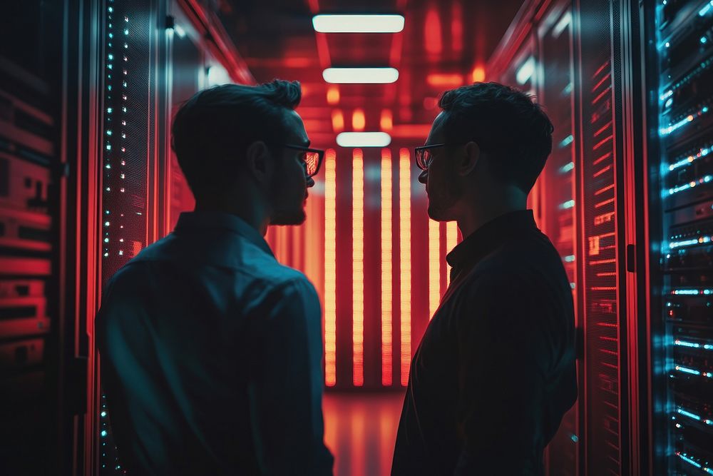 Two IT Engineers servers center | Free Photo - rawpixel