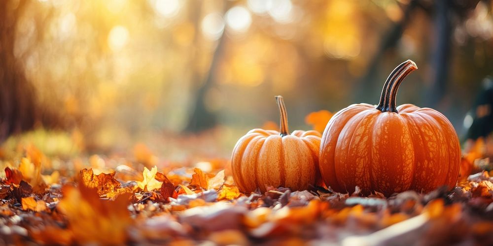 Thanksgiving background pumpkin autumn decoration. | Free Photo - rawpixel