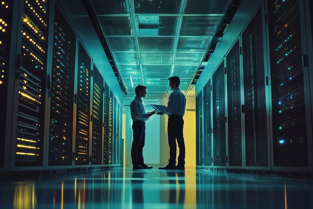 Two IT Engineers computer servers | Free Photo - rawpixel
