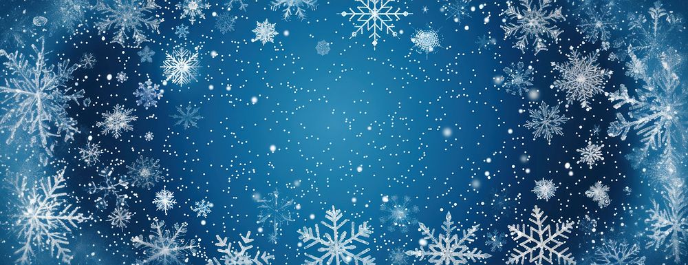 Snowflakes festive pattern design. | Free Photo - rawpixel