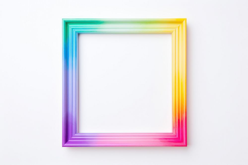 Rainbow square frame decorative. | Free Photo - rawpixel
