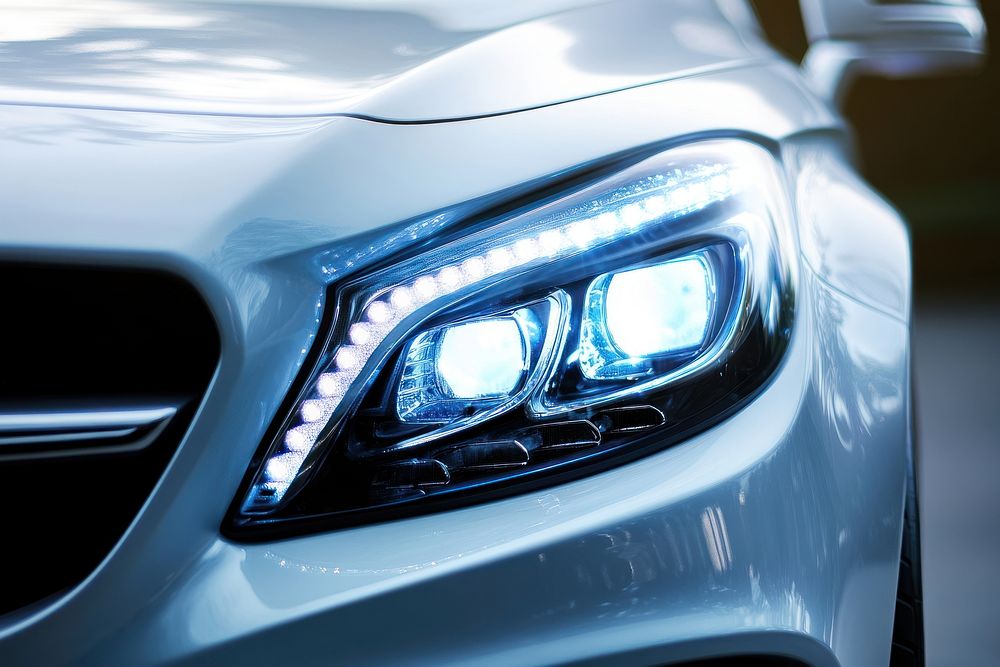 Sleek modern car headlight design. | Free Photo - rawpixel