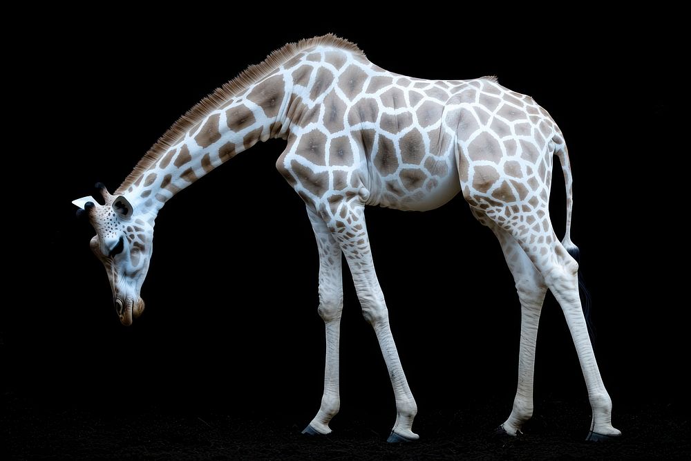 Real albino Giraffe giraffe background | Free Photo - rawpixel
