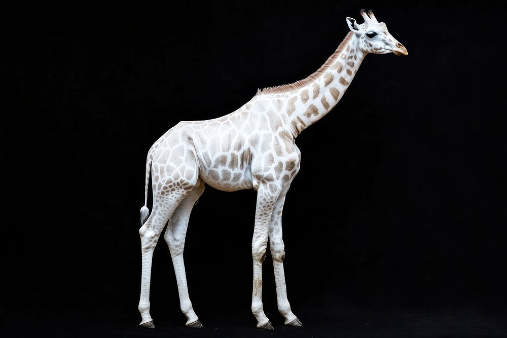 Real albino Giraffe giraffe background | Free Photo - rawpixel