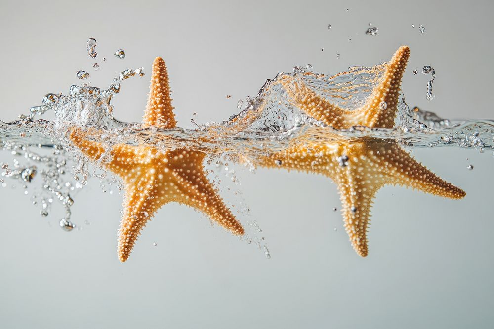 Starfish floating water invertebrate | Free Photo - rawpixel