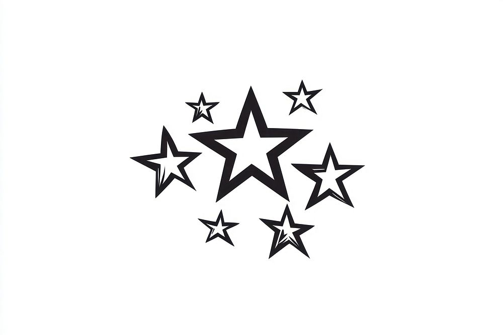 Sparkling stars background graphic black. | Free Photo Illustration ...