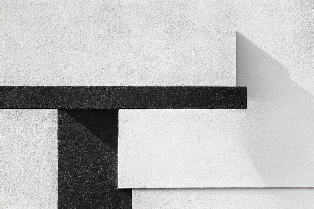 Geometric minimal background white architecture | Free Photo ...