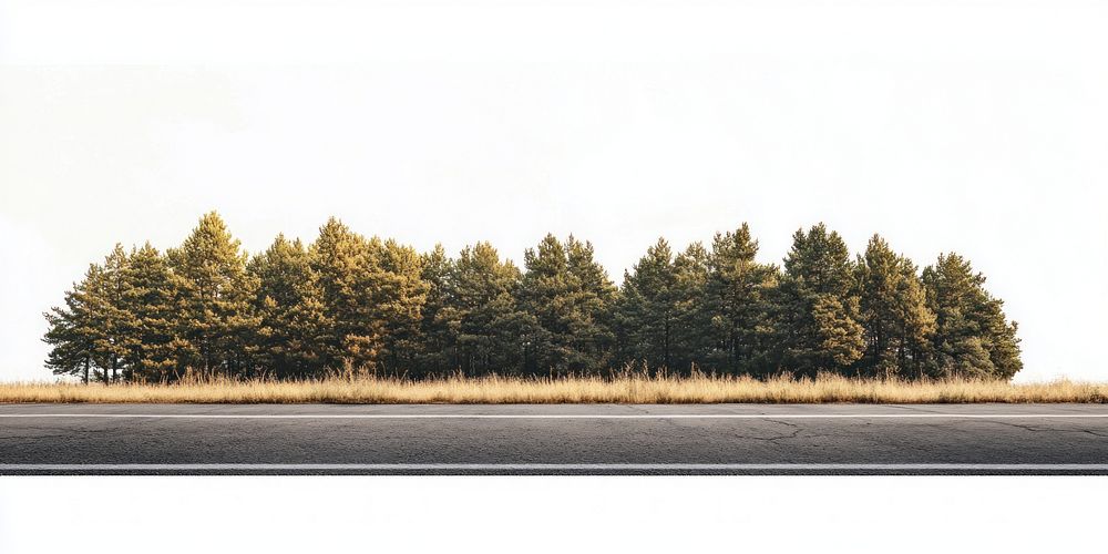 Real asphalt road trees landscape | Free Photo - rawpixel
