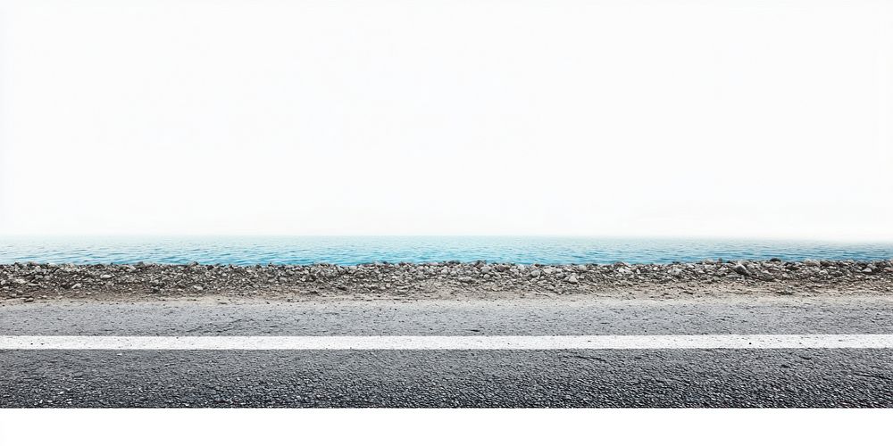 Real asphalt road horizon coast | Free Photo - rawpixel