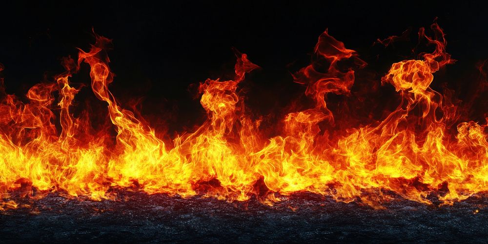 Sequence fire flames intensely outdoors. | Free Photo - rawpixel