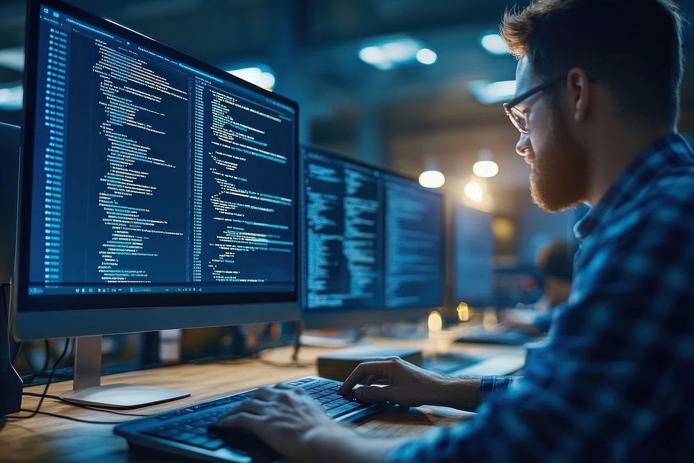 Programmers use Computer computer programmer | Free Photo - rawpixel