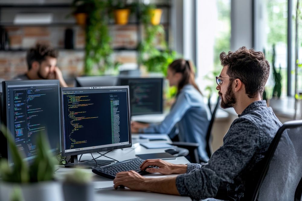 Programmers use Computer computer software | Free Photo - rawpixel