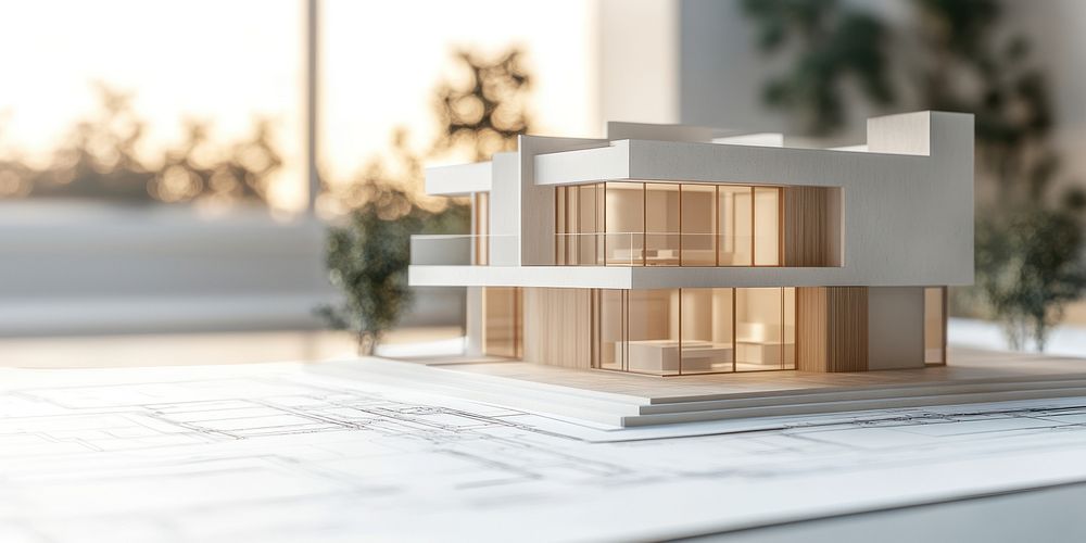 Modern architectural model design elegance. | Free Photo - rawpixel