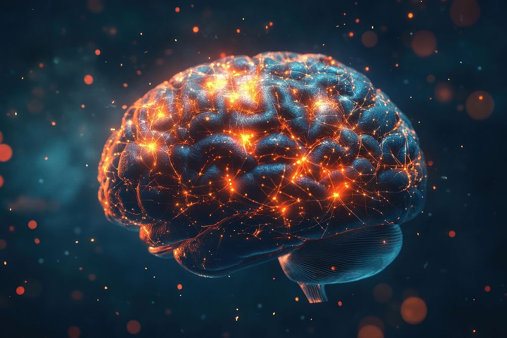 Brain neural connections illustration science | Free Photo Illustration ...