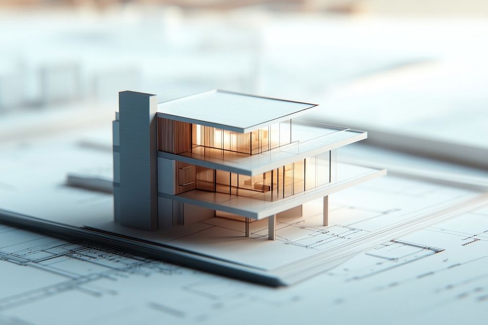 Modern architectural model design | Free Photo - rawpixel